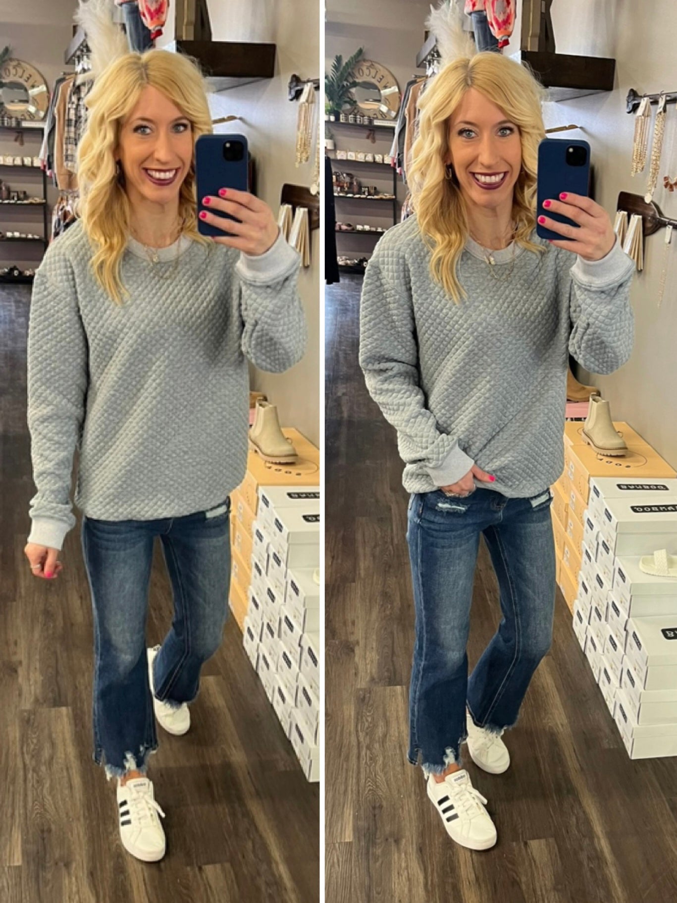 Lori Quilted Crewneck Sweatshirt – Katy Lynn Boutique